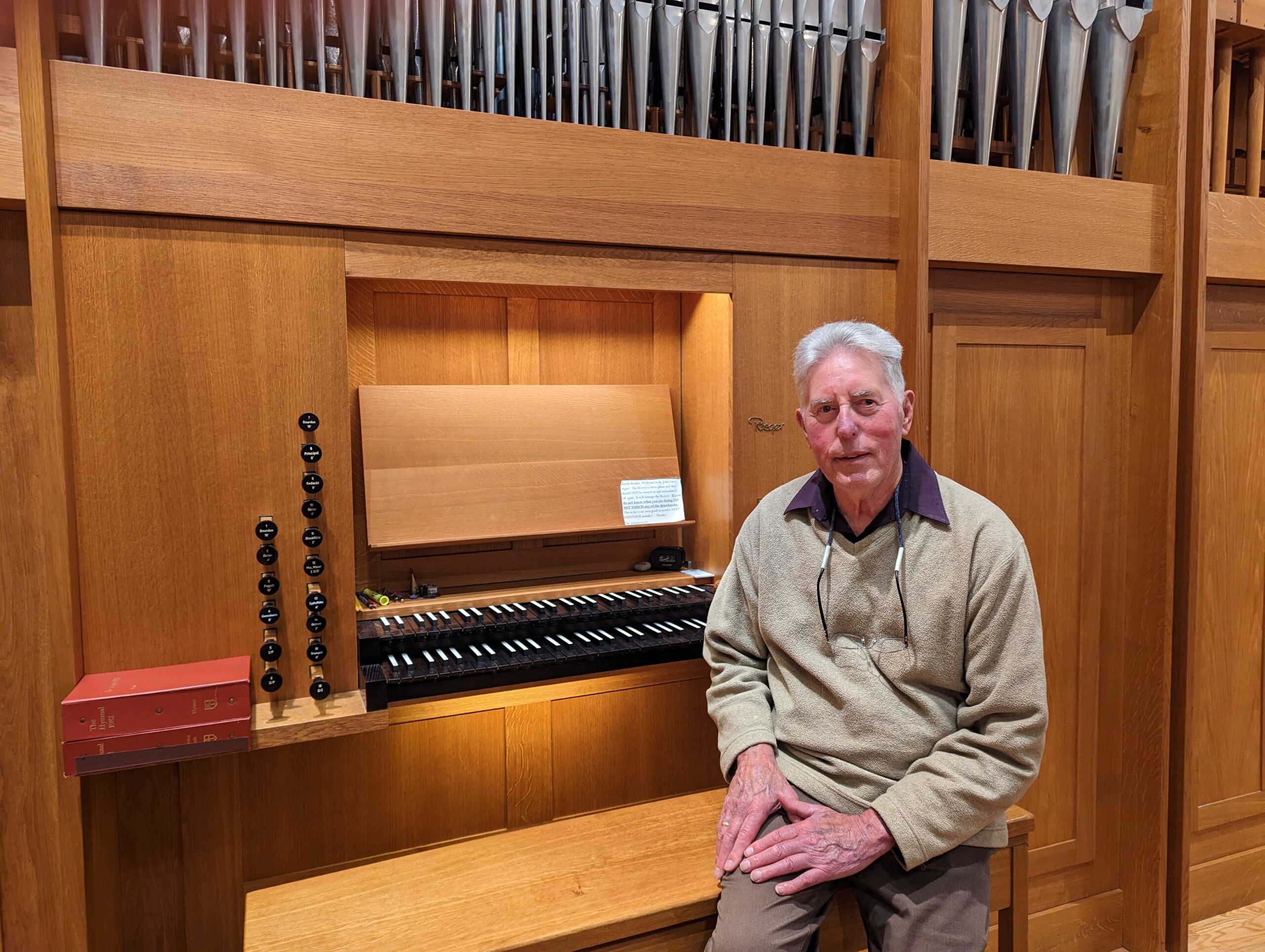 2023-01-16 David on the bench | Tacoma Chapter of the American Guild of ...